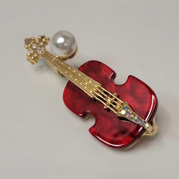 Jewelry | Violin Brooch | Poshmark